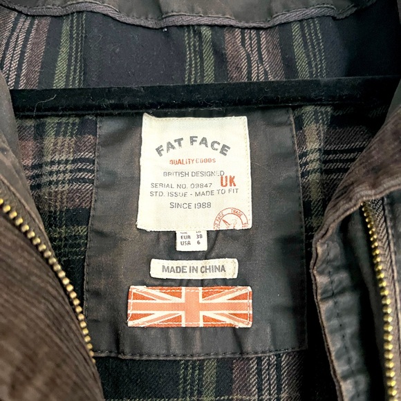 Fat Face | Jackets & Coats | Fat Face Womens Brown Jacket | Poshmark